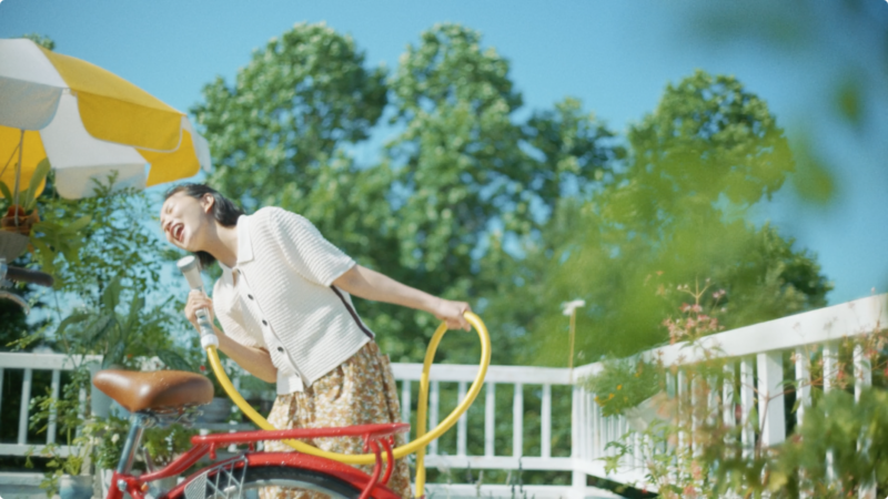 サントリー GREEN DA・KA・RA やさしいルイボス WebCM『チャリを洗う篇』『果てしねぇ空篇』ー 美術を担当 - TASKO Inc. (株)タスコ