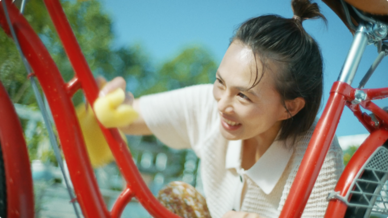 サントリー GREEN DA・KA・RA やさしいルイボス WebCM『チャリを洗う篇』『果てしねぇ空篇』ー 美術を担当 - TASKO Inc. (株)タスコ